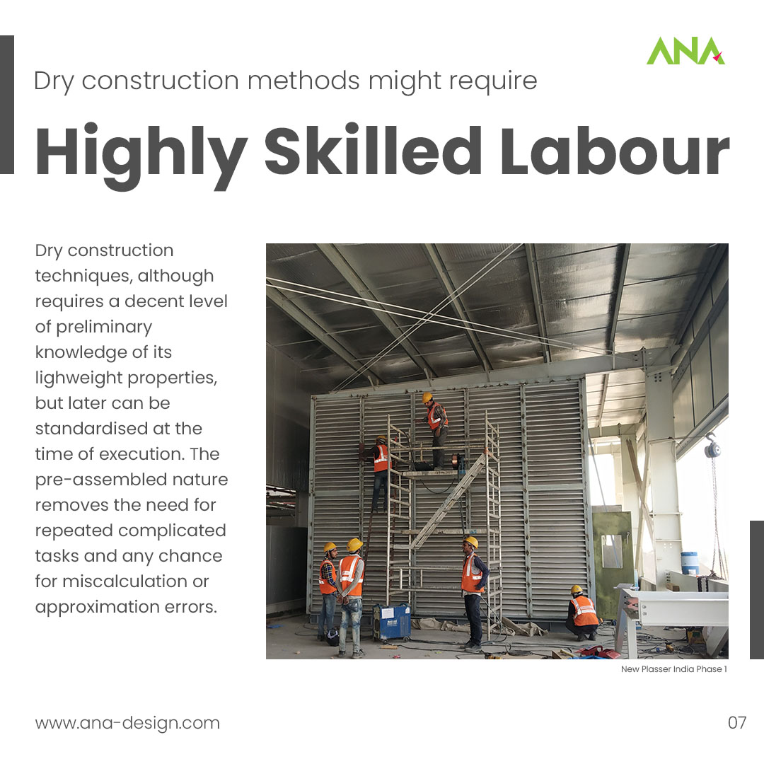 Common misconceptions about dry construction techniques