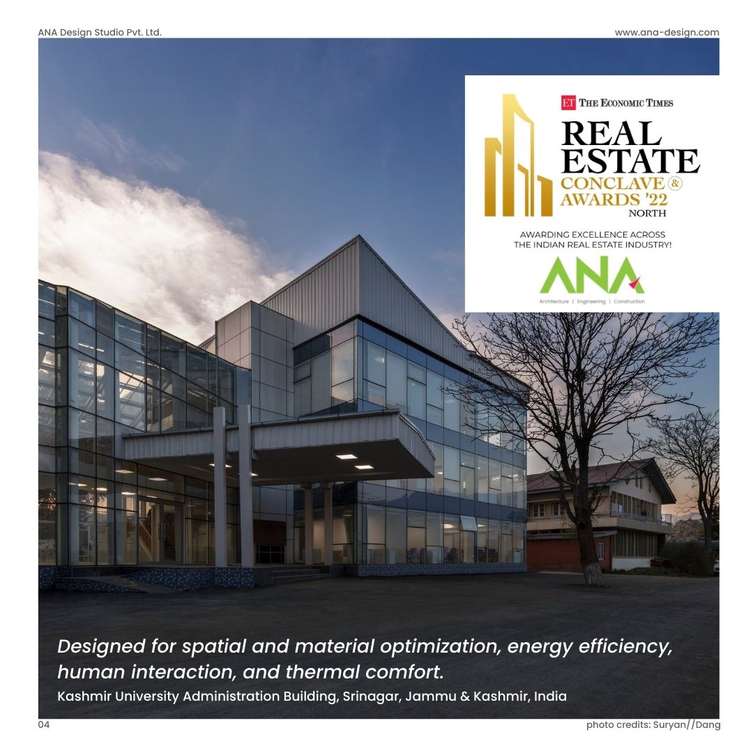 The Economic Times Real Estate Award to ANA Design Studio Pvt Ltd